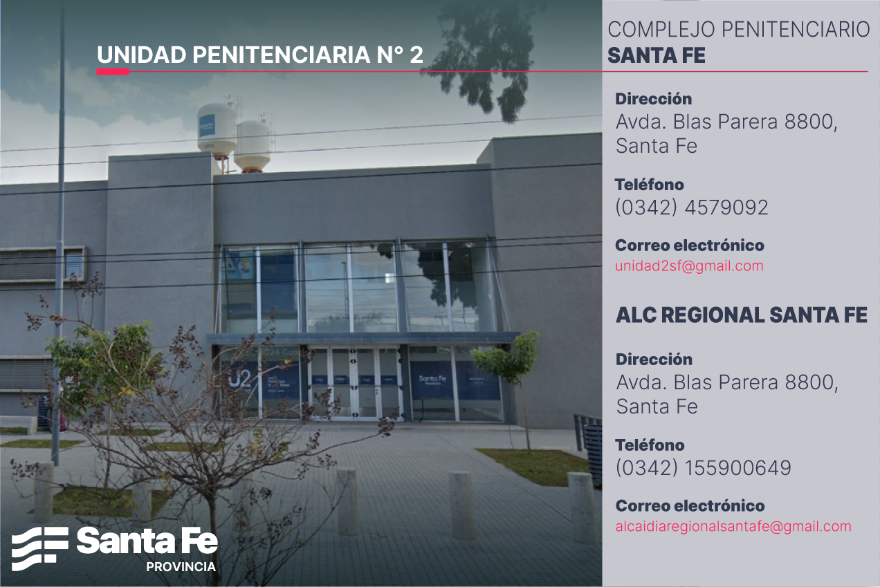 UNIDADES PENITENCIARIAS – Servicio Penitenciario Santa Fe